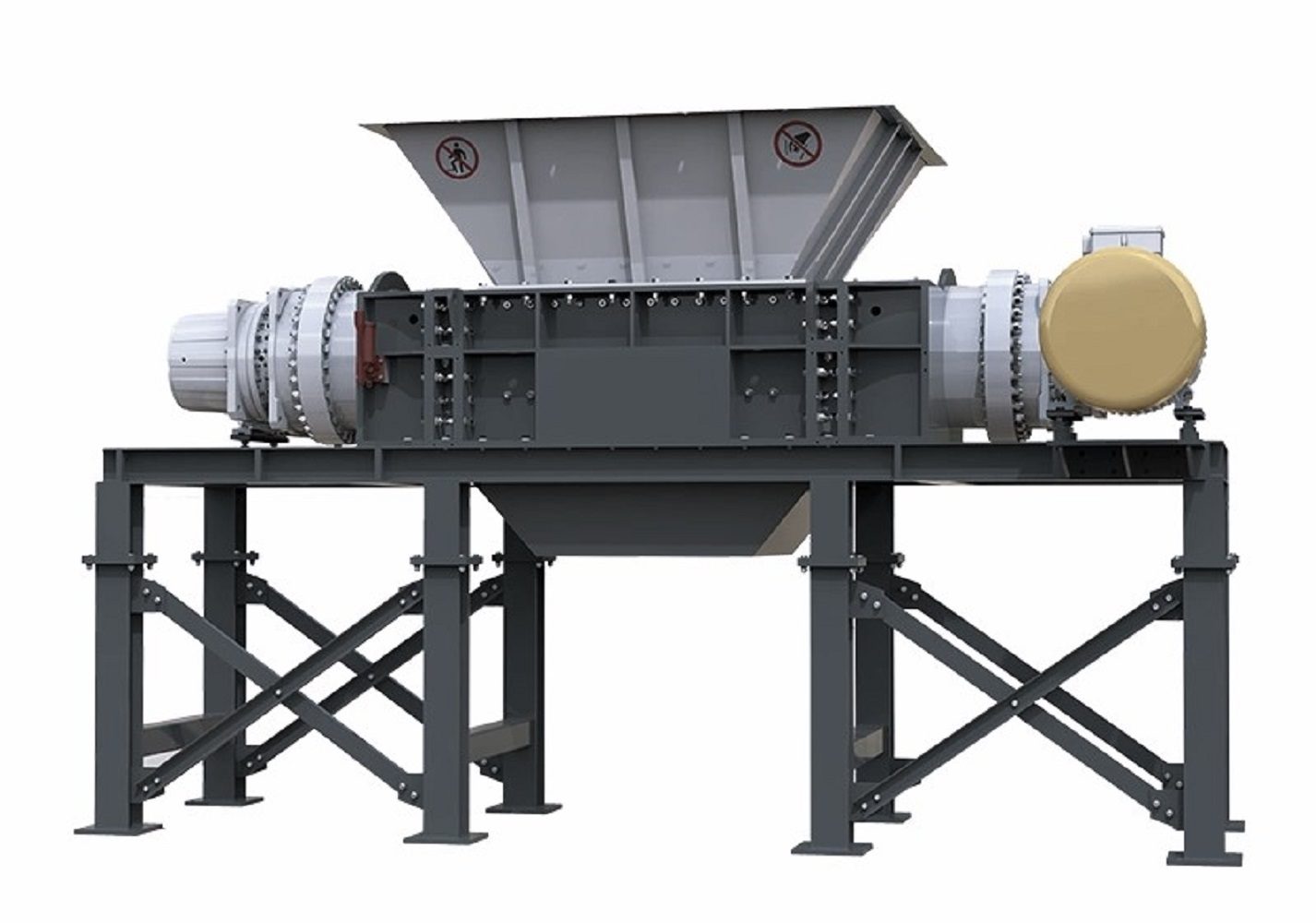 MS Double Shaft Shredder | Shredall